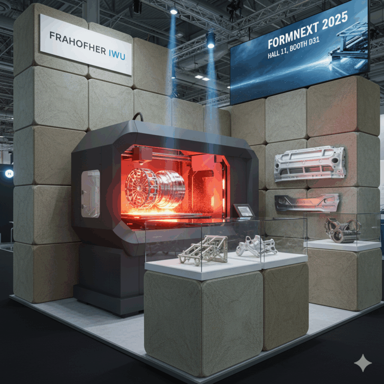 Fraunhofer IWU showcases recyclable booth and LPBF 3D printing materials at Formnext – 3D Mag