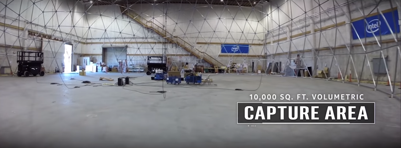 Intel Studio: 10,000 sq. ft. Volumetric Video Capture Area for VR/AR