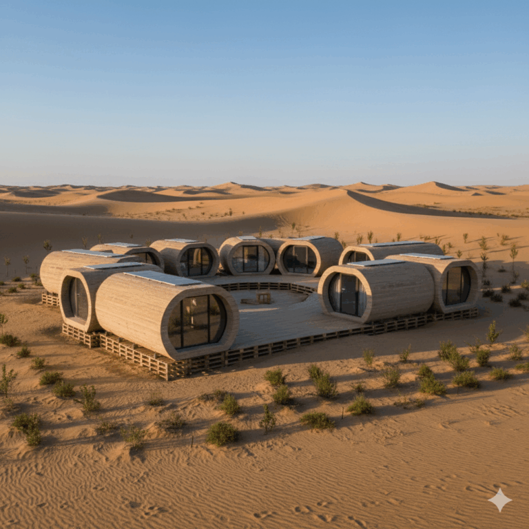 China’s first 3D printed desert camp to support reforestation – 3D Mag