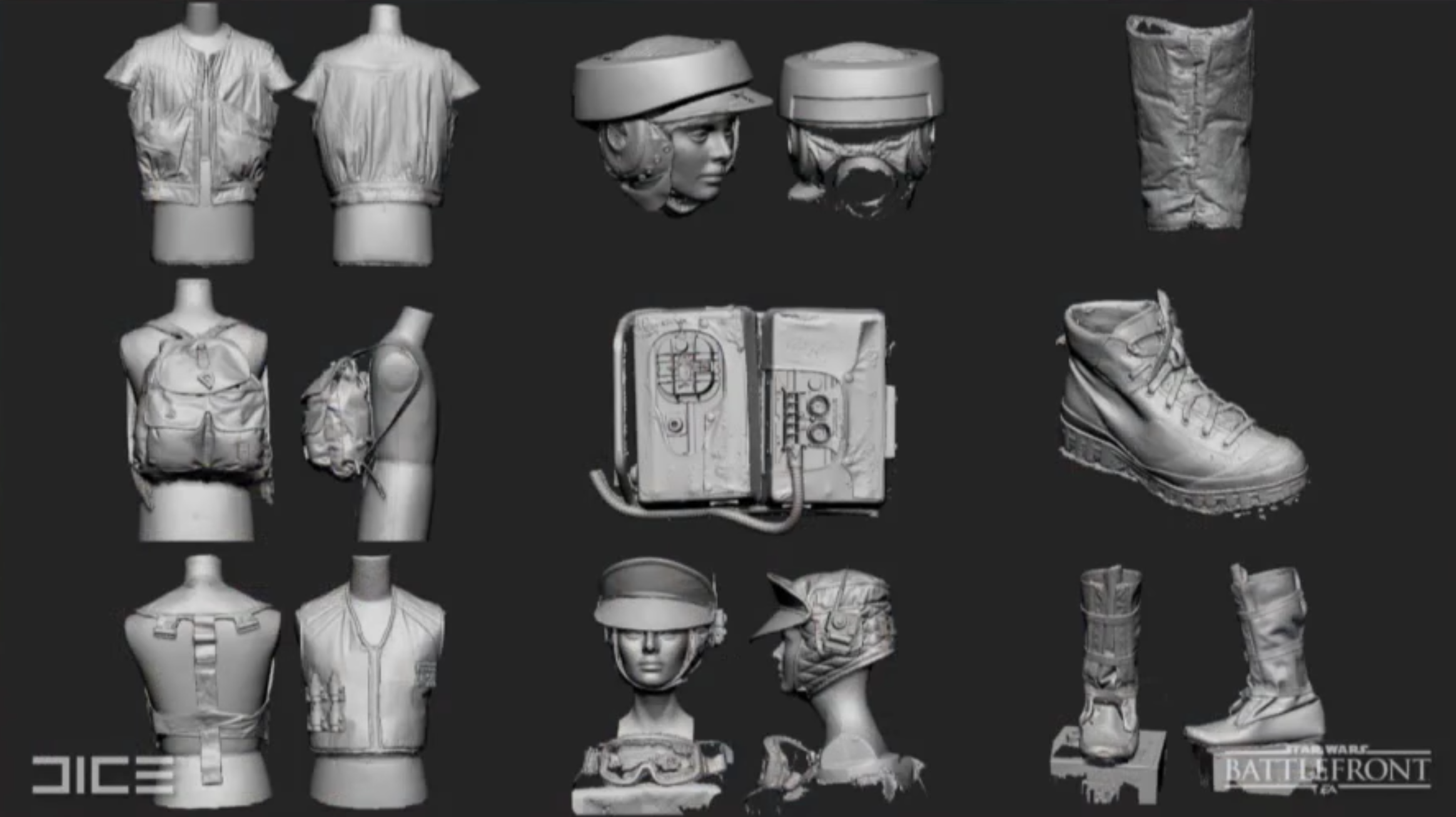 How 3D Scanning was used to create Star Wars worlds - Nick Lievendag